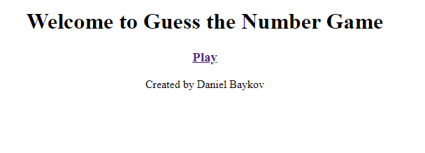 Daniel Baykov's Portfolio Details